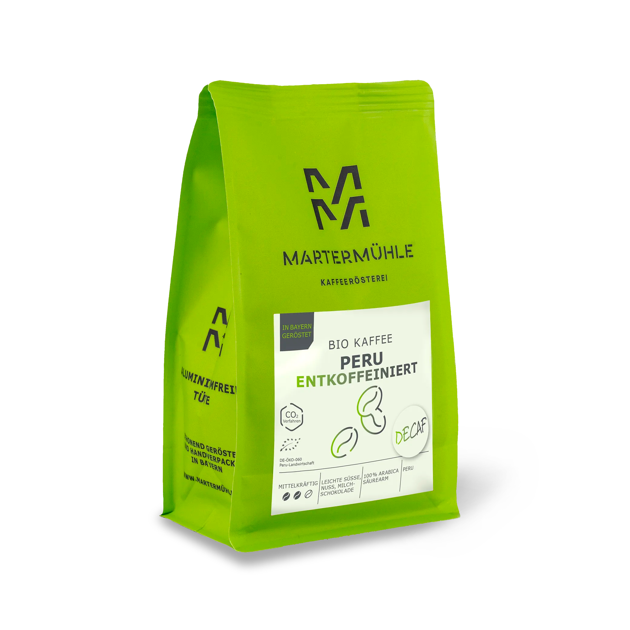 Bio Kaffee Peru entkoffeiniert – Martermühle